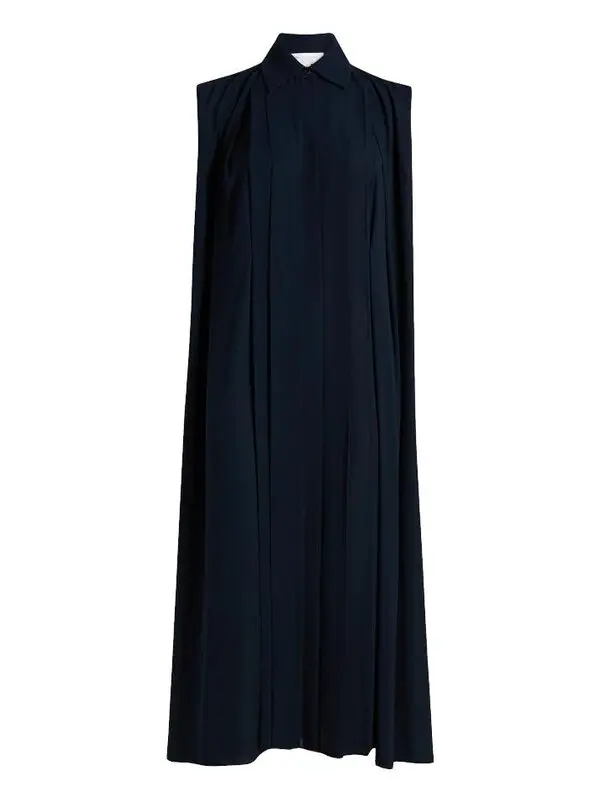 Michael Kors Cap-sleeve Shirtdress - Midnight