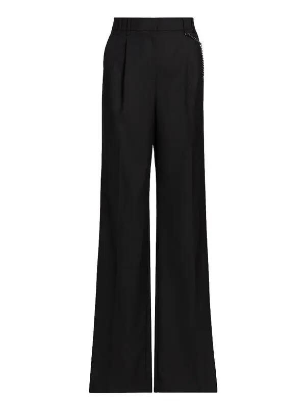 Kobi Halperin Steven Pleated Wool-blend Pants - Black