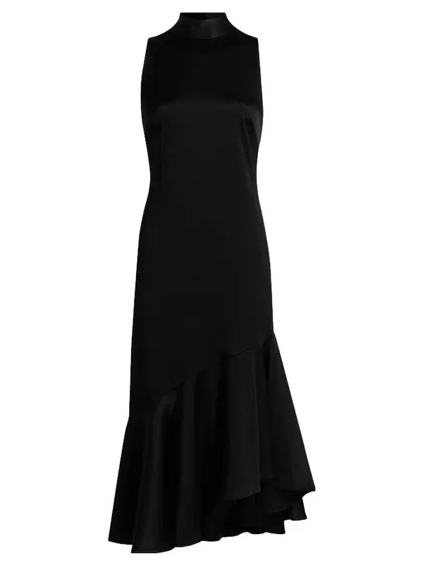 Kobi Halperin Jenkins Asymmetric Cocktail Dress - Black