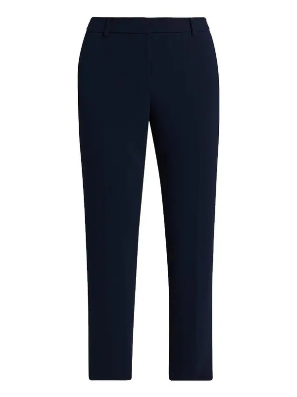 Kobi Halperin Gloria Crepe Straight-leg Pants - Navy