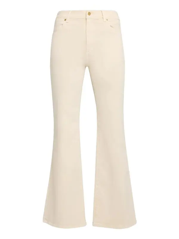 Kobi Halperin Rosie Gart-dyed Flare Pants - Ecru