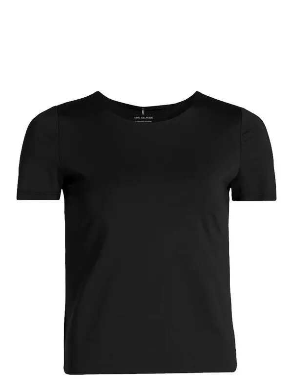 Kobi Halperin Rhianna Matte Jersey T-shirt - Black