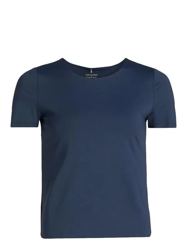 Kobi Halperin Rhianna Matte Jersey T-shirt - Navy