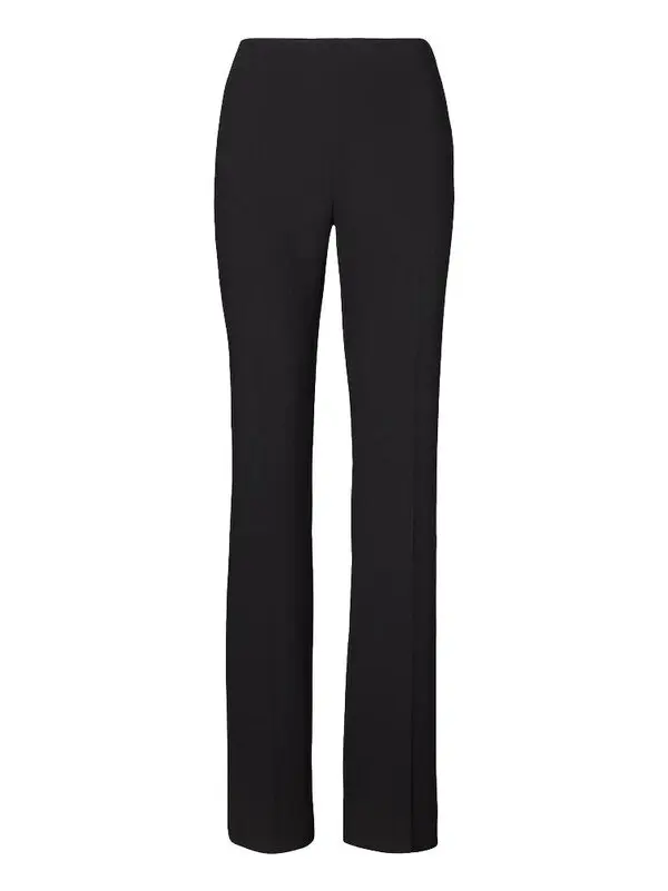 Ralph Lauren Wool Straight-leg Pants - Black