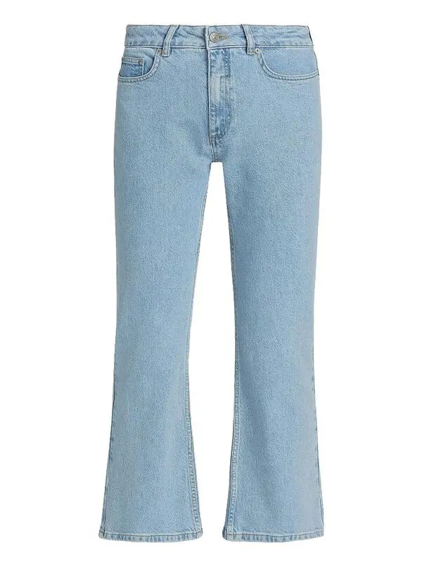 Cinq À Sept Stevie Crop Kick Flare Jeans - Mist