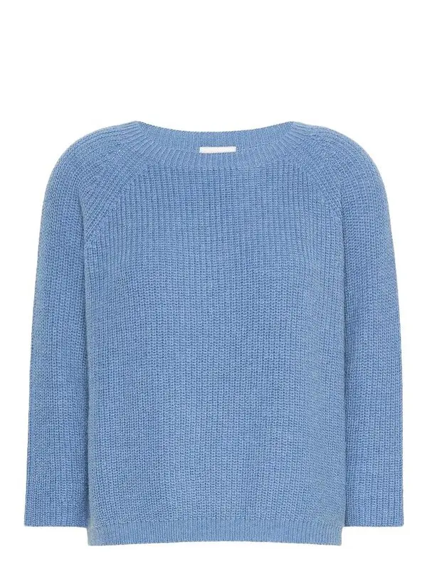 Max Mara Mohair Blend Knit Jumper - Light Blue