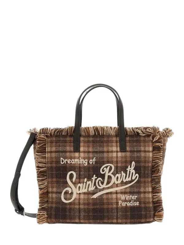 MC2 SAINT BARTH Handbag Wool "colette - Brown