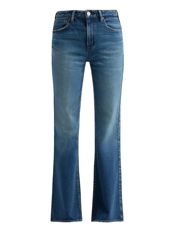 Moussy Vintage 70s Flared Jeans - Blue