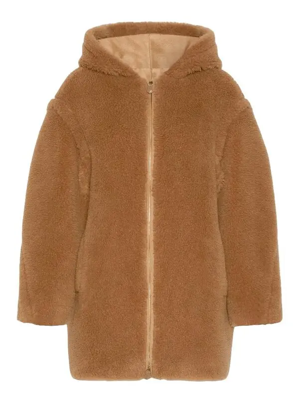 Max Mara Teddy Fabric Coat - Camel