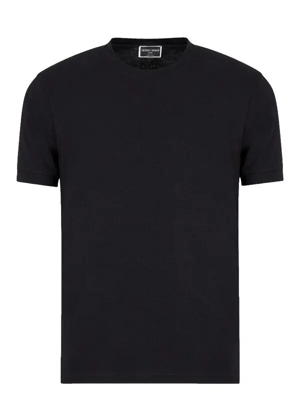 Giorgio Armani Crewneck Stretch T-shirt - Nero
