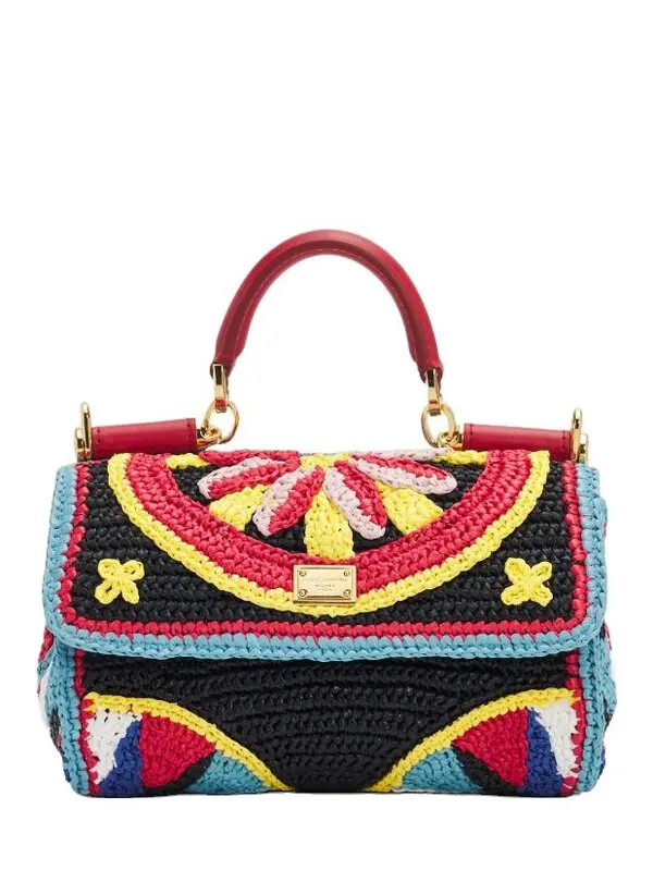 Dolce & Gabbana Anticipo Carretto Top Handle Bag - Multi Red