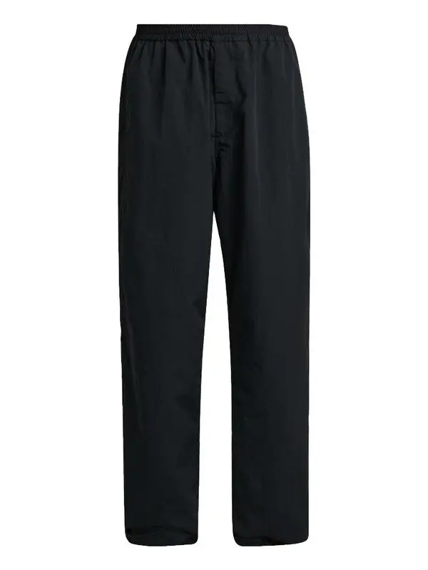 Versace Soft Wrinkled Nylon Pants - Black