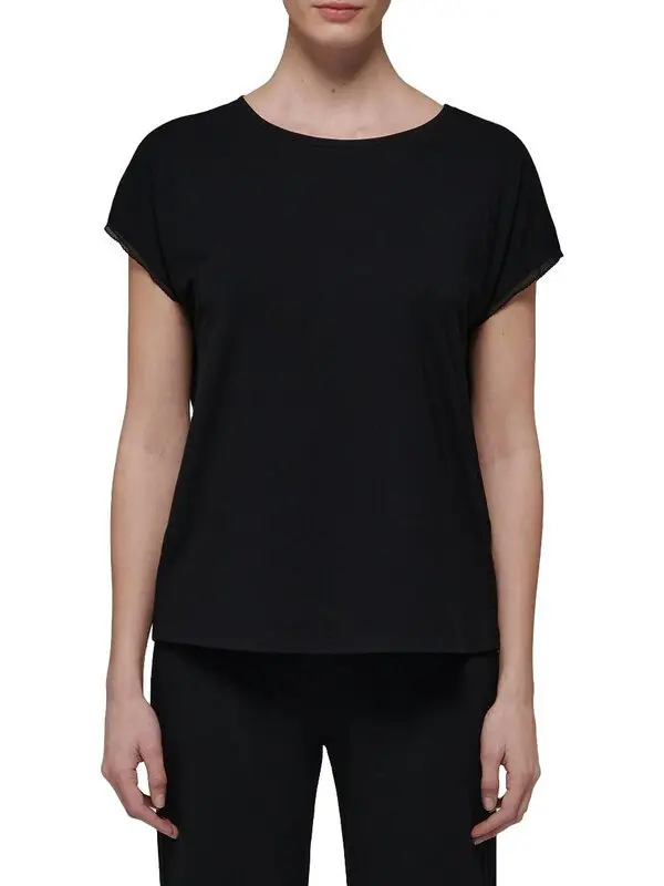 Simone Perele Aurore Jersey Lounge T-shirt - Black