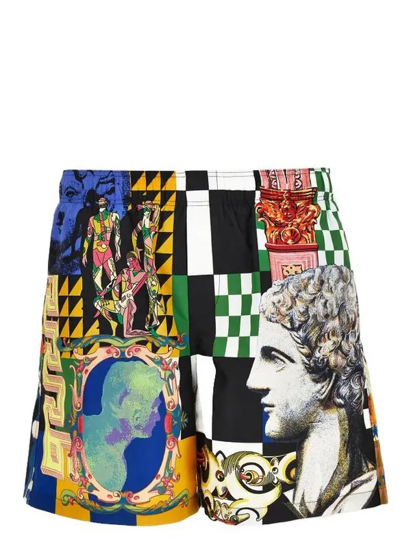 Versace Printed Swim Shorts - Multicolor