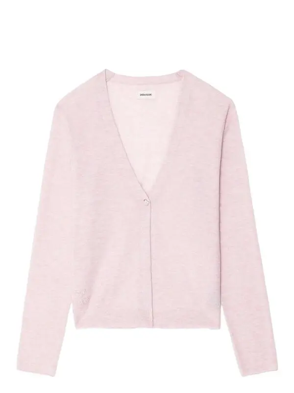 Zadig&Voltaire Manylla Cashmere V-neck Cardigan - Bebe