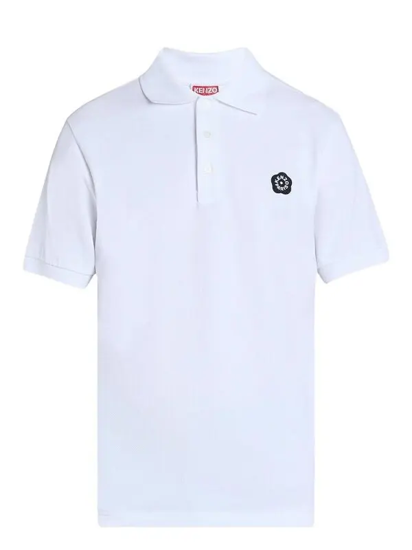 Kenzo Boke Flower 2.0 Crest Polo Shirt - White