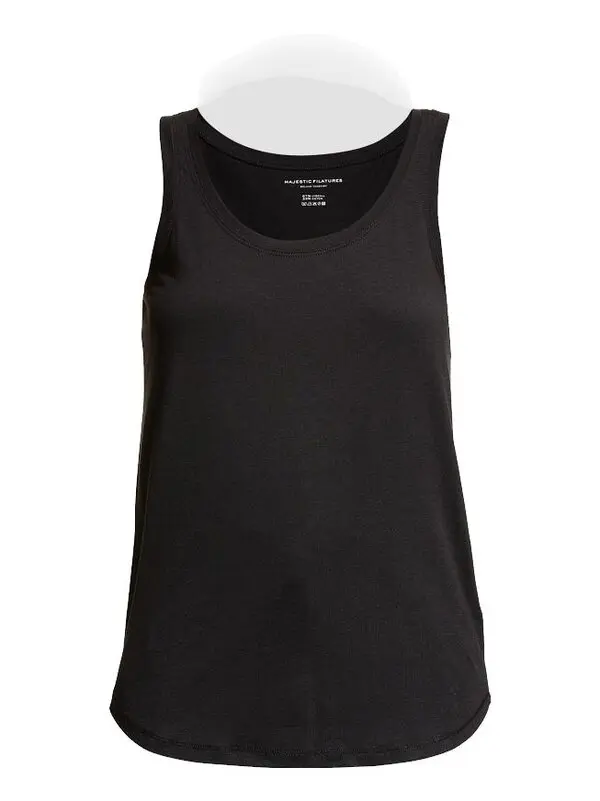 Majestic Filatures Scoopneck Tank - Black