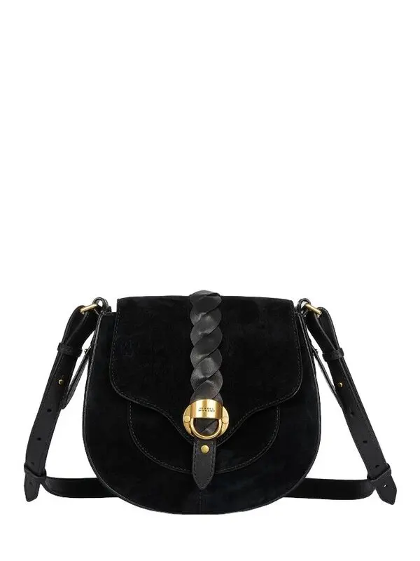 Isabel Marant Étoile Small Altay Suede Crossbody Bag - Black