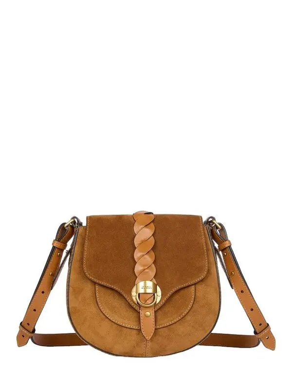 Isabel Marant Étoile Small Altay Suede Crossbody Bag - Cognac