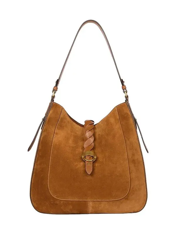 Isabel Marant Étoile Altay Suede Hobo Bag - Cognac