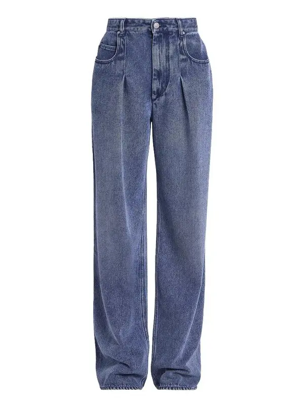 Isabel Marant Étoile Rodayna Denim Straight Jeans - Light Blue