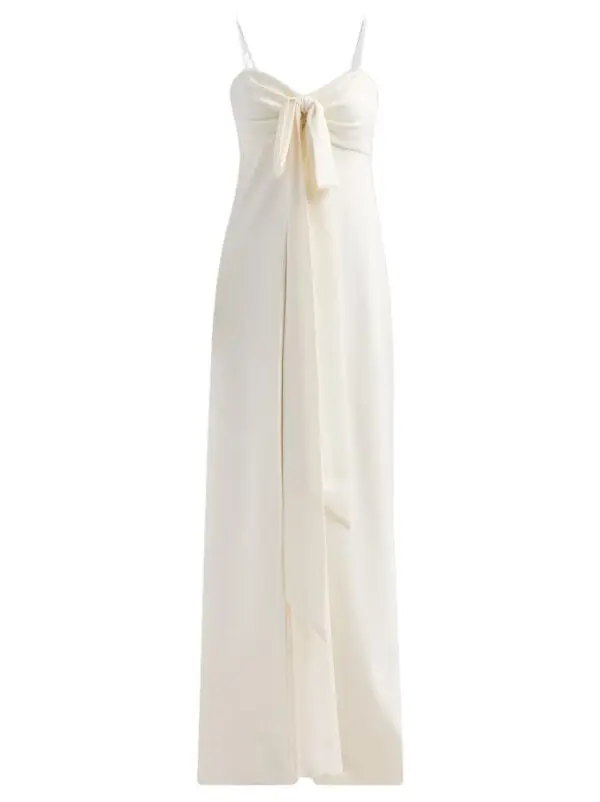 Cinq À Sept Amberly Bow Gown - Ivory