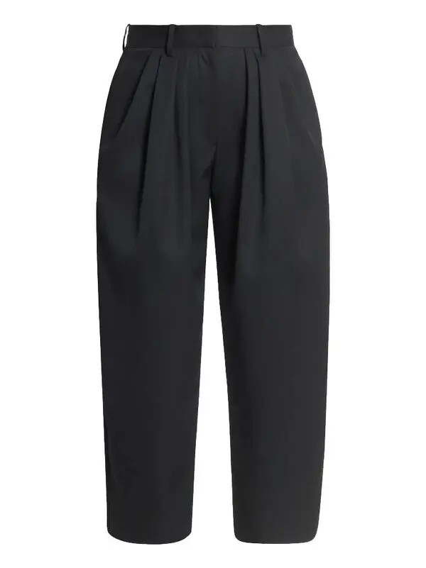 Isabel Marant Étoile Janice Wool Crop Trousers - Black