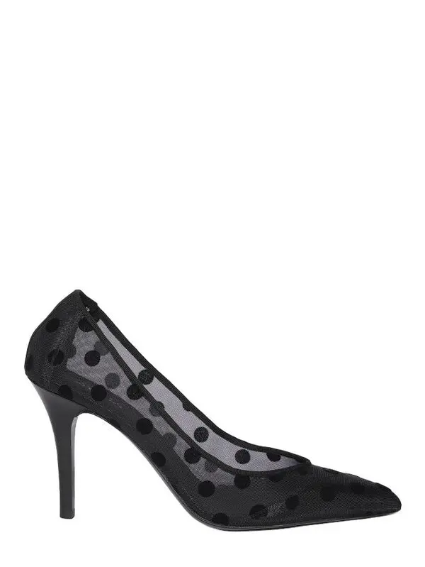 Isabel Marant Étoile Pristy 90mm Polka-dotted Mesh Pumps - Black