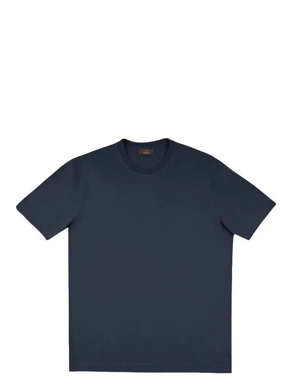 SLOWEAR Ice Cotton Crewneck T-shirt - Medium Blue