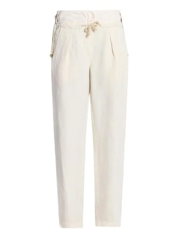 Isabel Marant Étoile Sharon Linen-silk Tapered Pants - Ecru