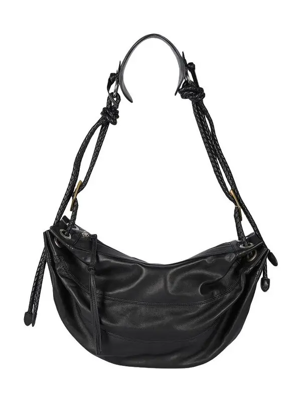 Isabel Marant Étoile Medium Maia Leather Shoulder Bag - Black