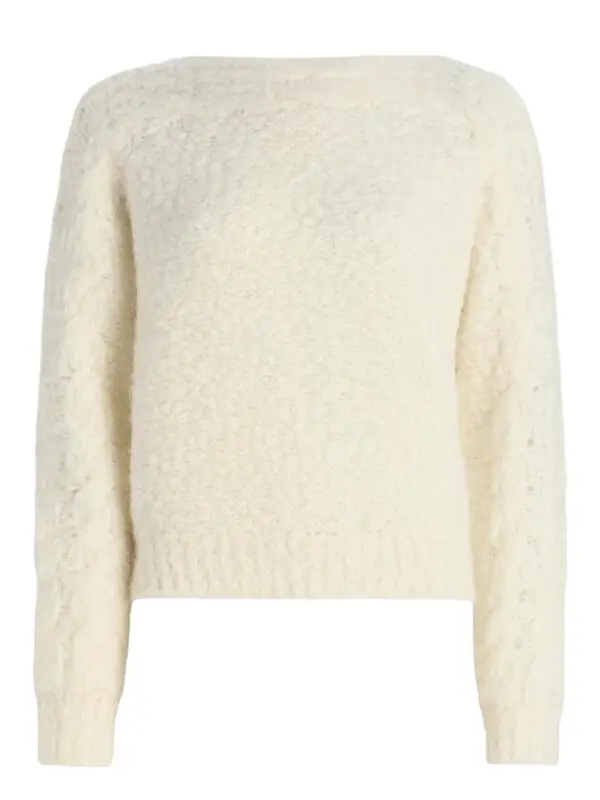 Isabel Marant Étoile Ponara Wool-blend Sweater - Ecru