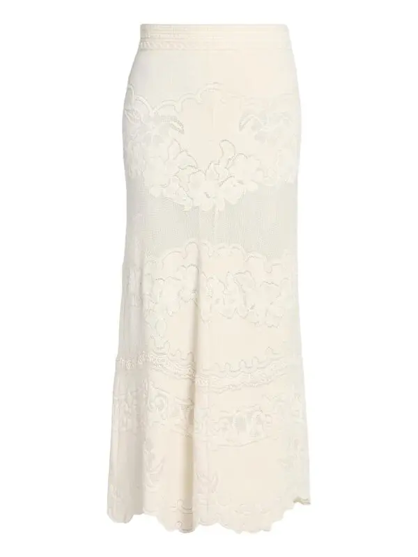 Isabel Marant Étoile Sanaya Cotton Lace Maxi Skirt - Ecru
