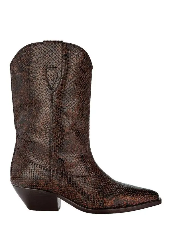 Isabel Marant Étoile Duerto 40mm Leather Cowboy Boots - Mocha
