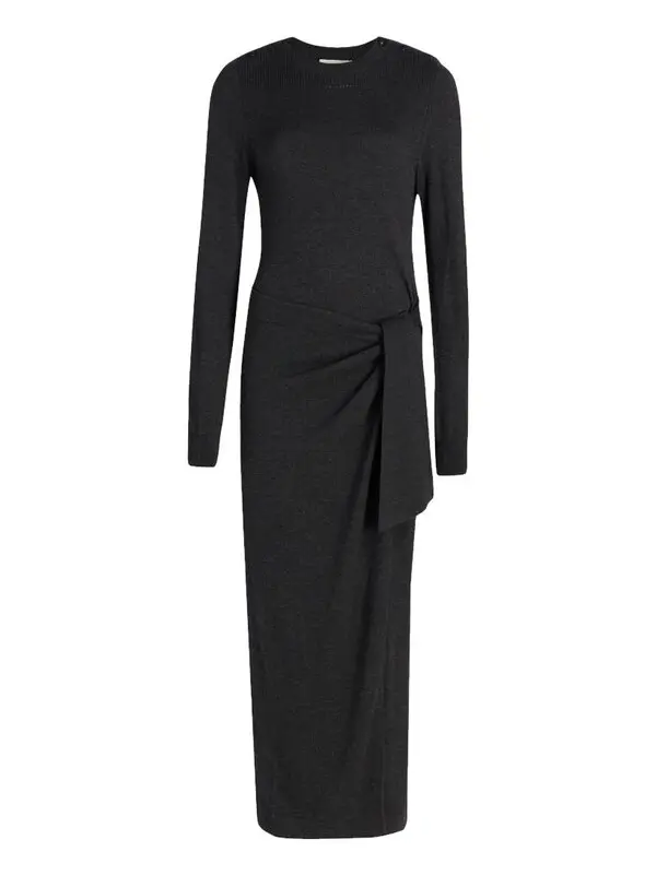 Isabel Marant Étoile Jozira Draped Sweaterdress - Anthracite