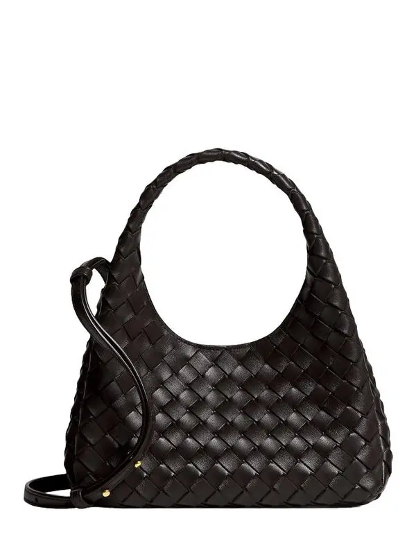 Bottega Veneta Baby Campana Intrecciato Top Handle Bag - Espresso