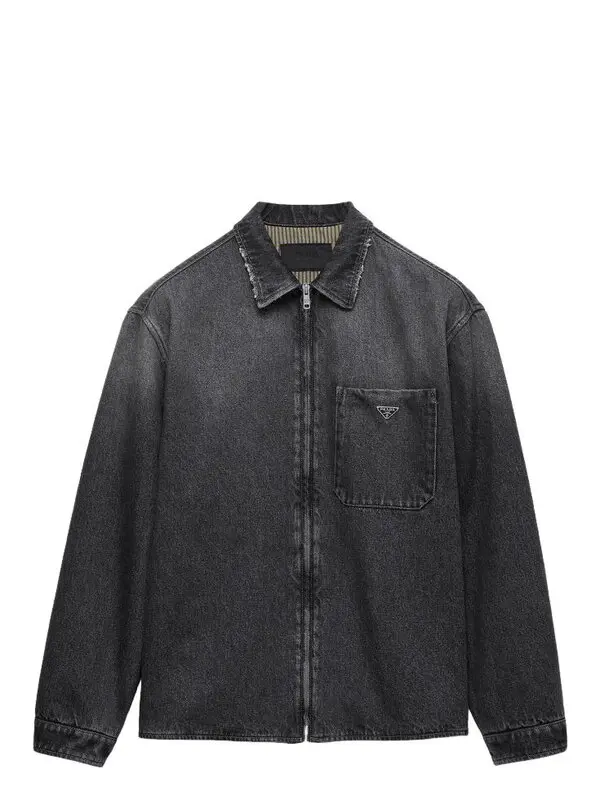 Prada Denim Shirt - Black