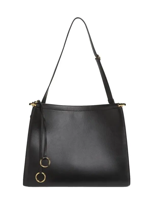 Alaïa Medium Square Leather Shoulder Bag - Noir