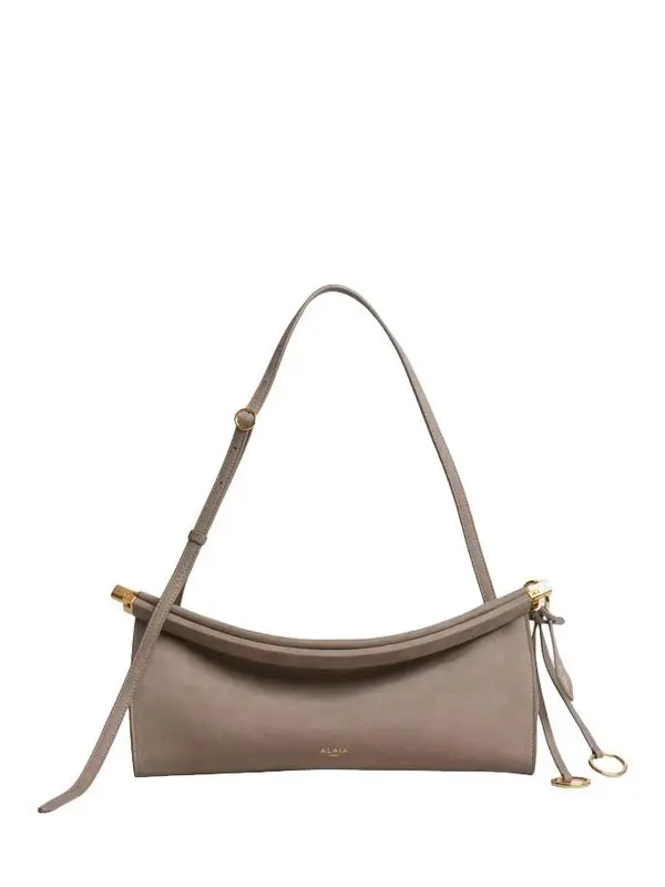 Alaïa Le Click Leather Shoulder Bag - Brume