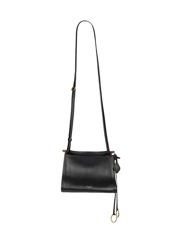 Alaïa Square Leather Small Shoulder Bag - Noir