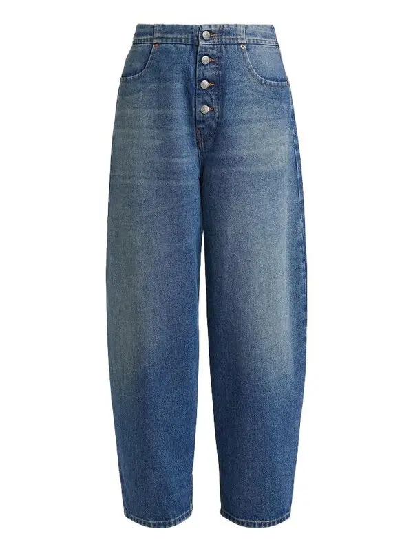 MAISON MARGIELA High-rise Straight-leg Jeans - Medium Blue