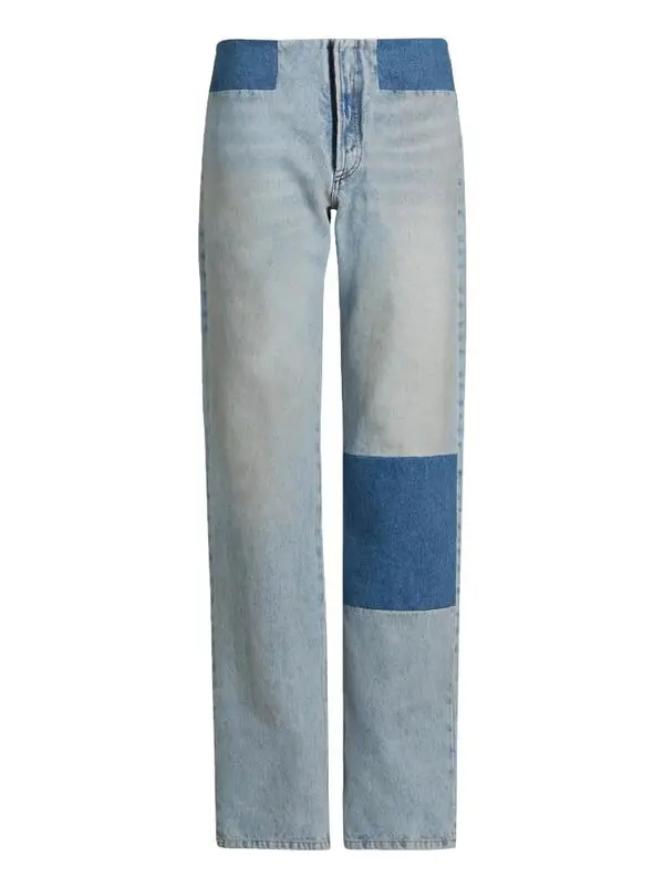 MAISON MARGIELA Patchwork Denim Pants - Medium Blue