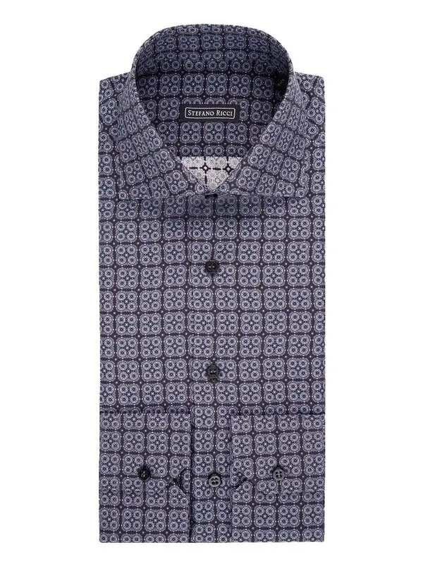 Stefano Ricci Silk Salerno Shirt - Grey