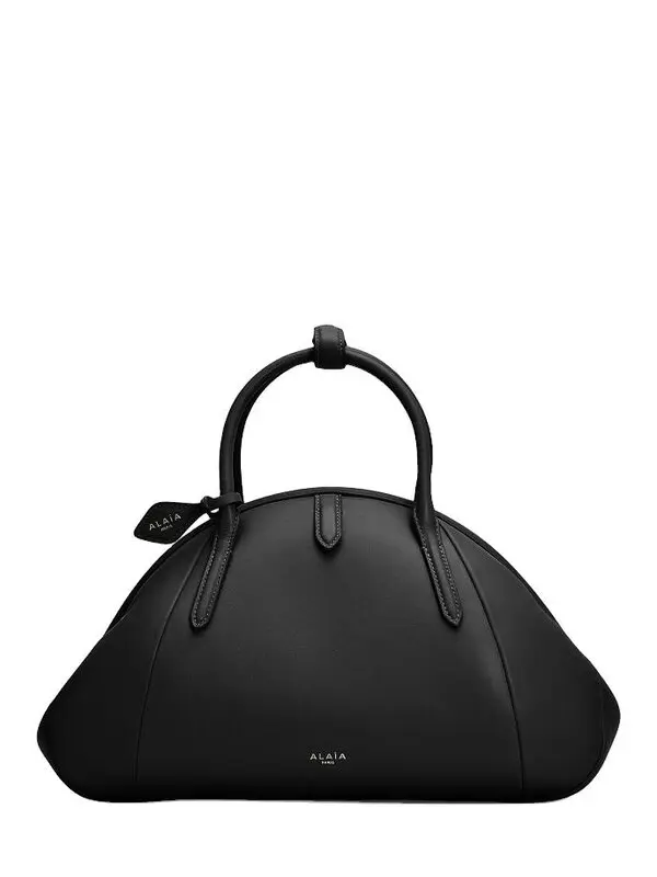 Alaïa Small Leather Top Handle Bag - Noir