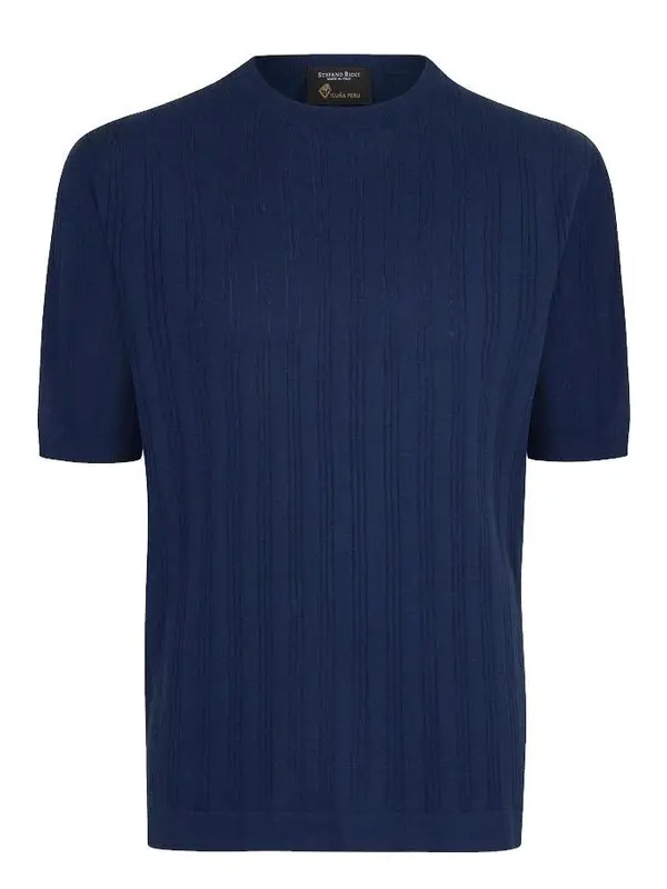 Stefano Ricci Exclusive Vicuna And Cotton Sweater - Deep Blue