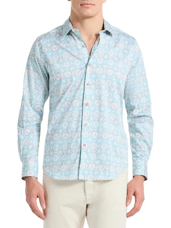 Robert Graham Mariage Abstract Cotton-blend Shirt - Multi