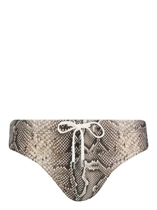 TOM FORD Snake-print Jersey Swim Briefs - Snake Print
