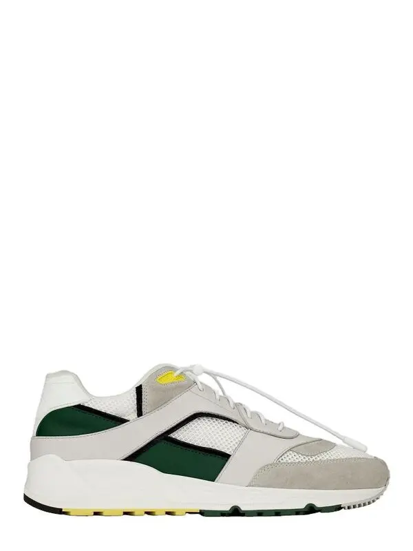 Saint Laurent Bump Sneakers In Smooth Leather And Suede - Multicolored