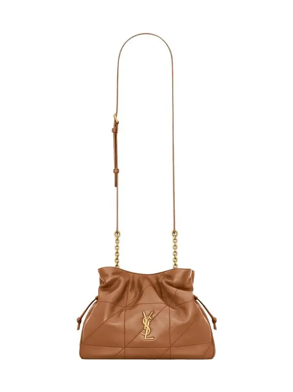 Saint Laurent Jamie Shoulder Bag In Lambskin Leather - Fox