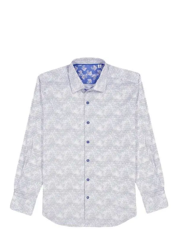 Robert Graham Akehurst Printed Long-sleeve Button-front Shirt - Multi